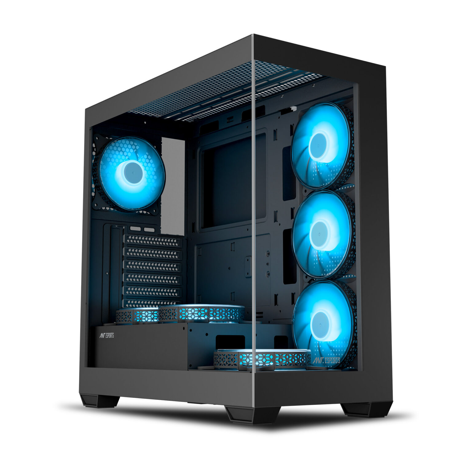 ANT Esports Crystal X7 Mid Tower Gaming Case - Technoholic